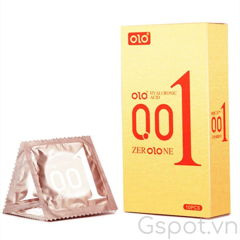 Bao cao su siêu mỏng OLO Zero One – Hộp 10 cái – G-spot
